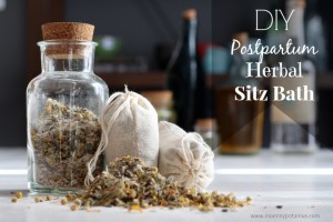 Postpartum Herbal Sitz Bath Recipe