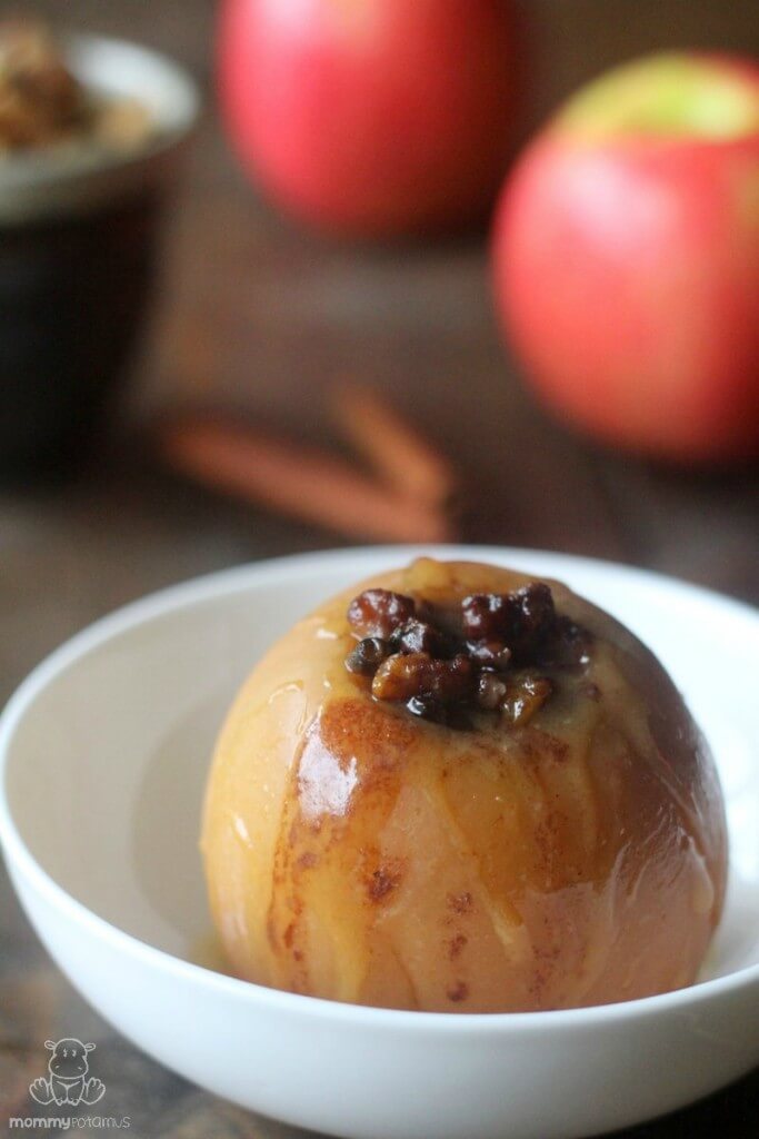 Slow Cooker Apples with Salted Caramel Sauce