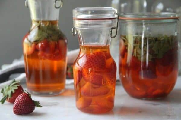 How To Make Strawberry Infused Vinegar (Plus A Strawberry Vinaigrette ...