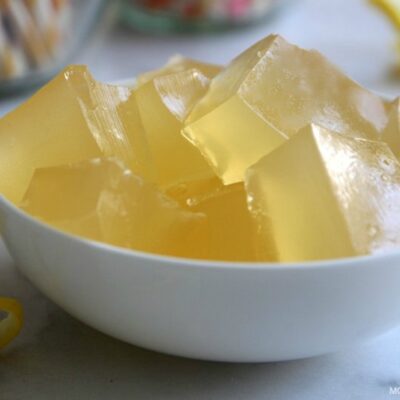 Naturally Sweetened Lemon Jello Recipe