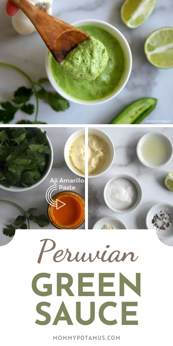 Peruvian Green Sauce Recipe (Aji Verde)