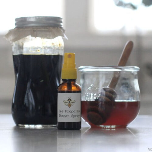 DIY Bee Propolis Throat Spray Recipe